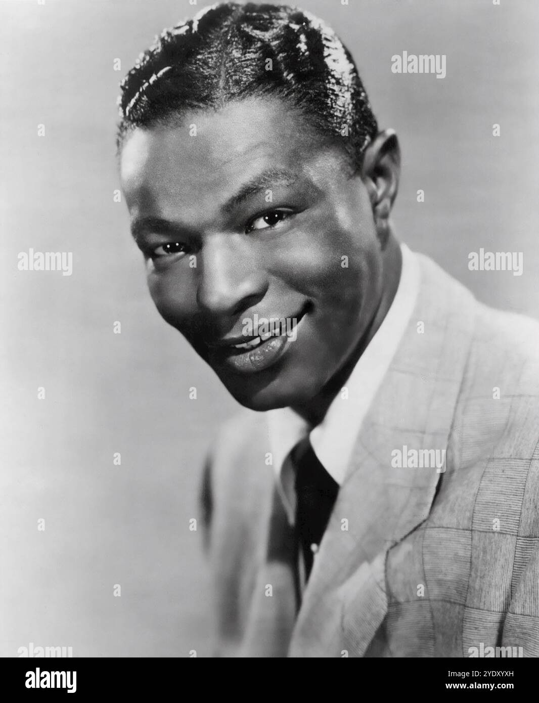 Portrait of Nat King Cole, 1959 - publicity photo Stock Photo - Alamy