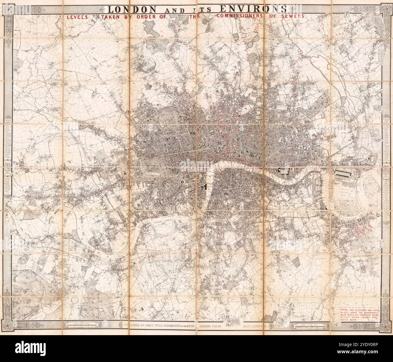 Vintage Detailed London City Map Printable Download Travel Poster Stock ...