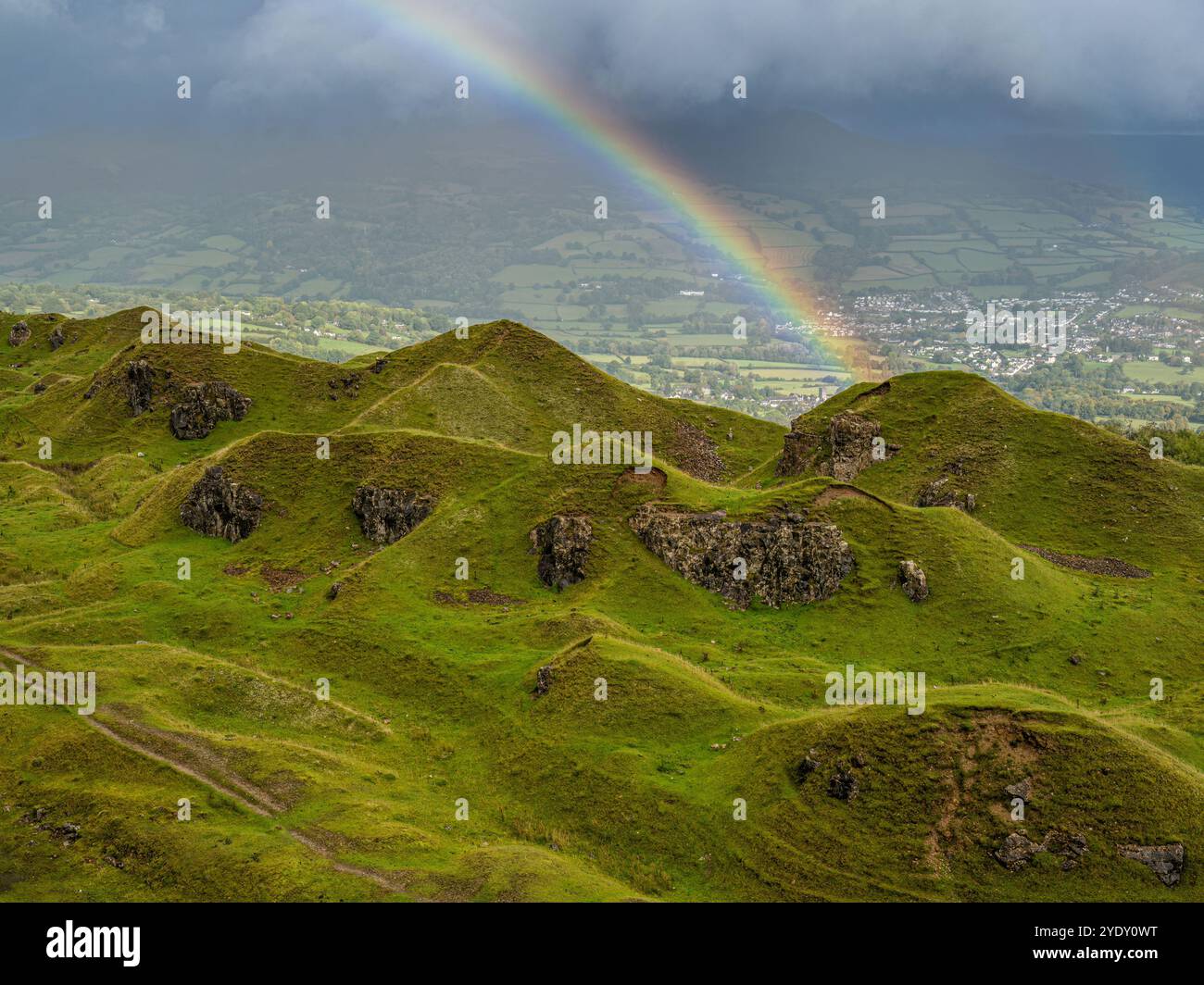 Llangatwg escarpment hi-res stock photography and images - Alamy