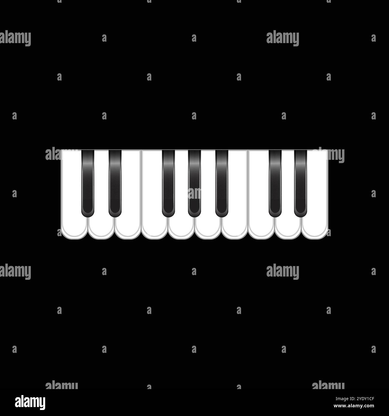 Harmonium or piano realistic vector illustration Stock Vector Image ...