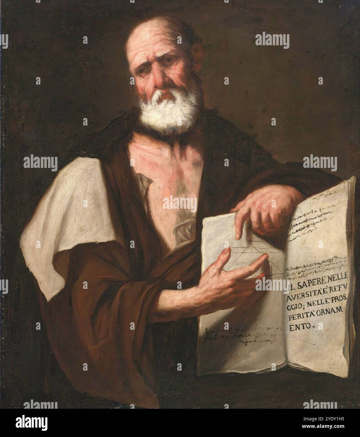 Aristotle, painting made by Luca Giordano (Italian, 1634-1705 ...