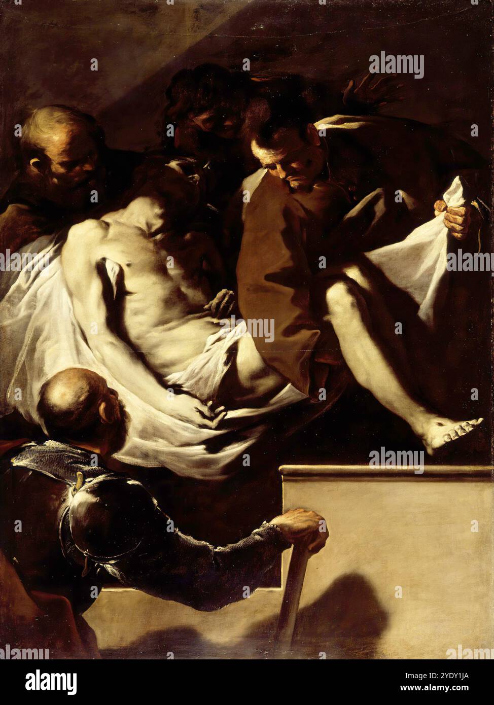 Entombment Of Christ (ca. between 1659 and 1660), painting made by Luca ...