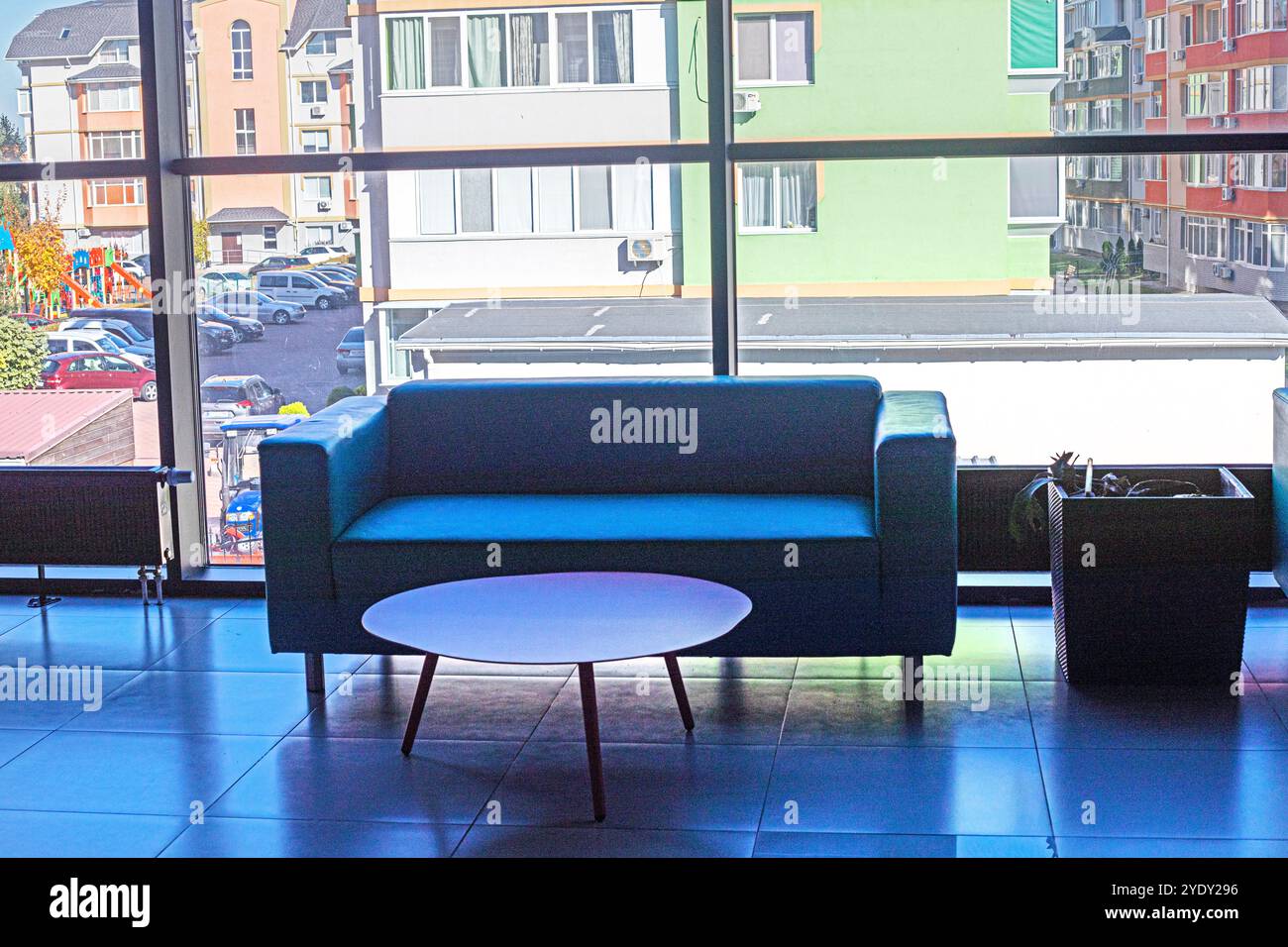 Interior modern cafe sofas hi-res stock photography and images - Alamy