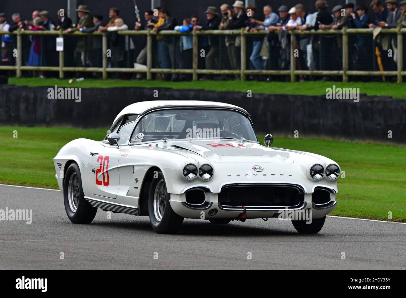 Alan Letts, Peter James, Chevrolet Corvette C1, Stirling Moss Memorial ...