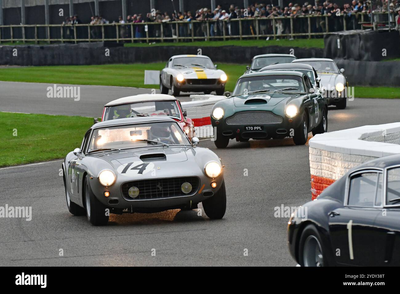 Emanuele Pirro, John Hugenholtz, Ferrari 250 GT SWB-C, Stirling Moss ...