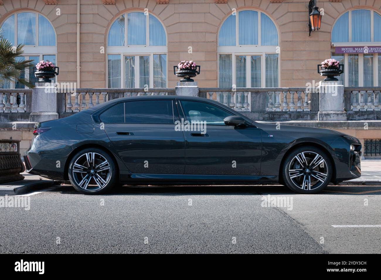 San Sebastian, Spain-October 23, 2024: BMW 7 Series (G70) (seventh ...