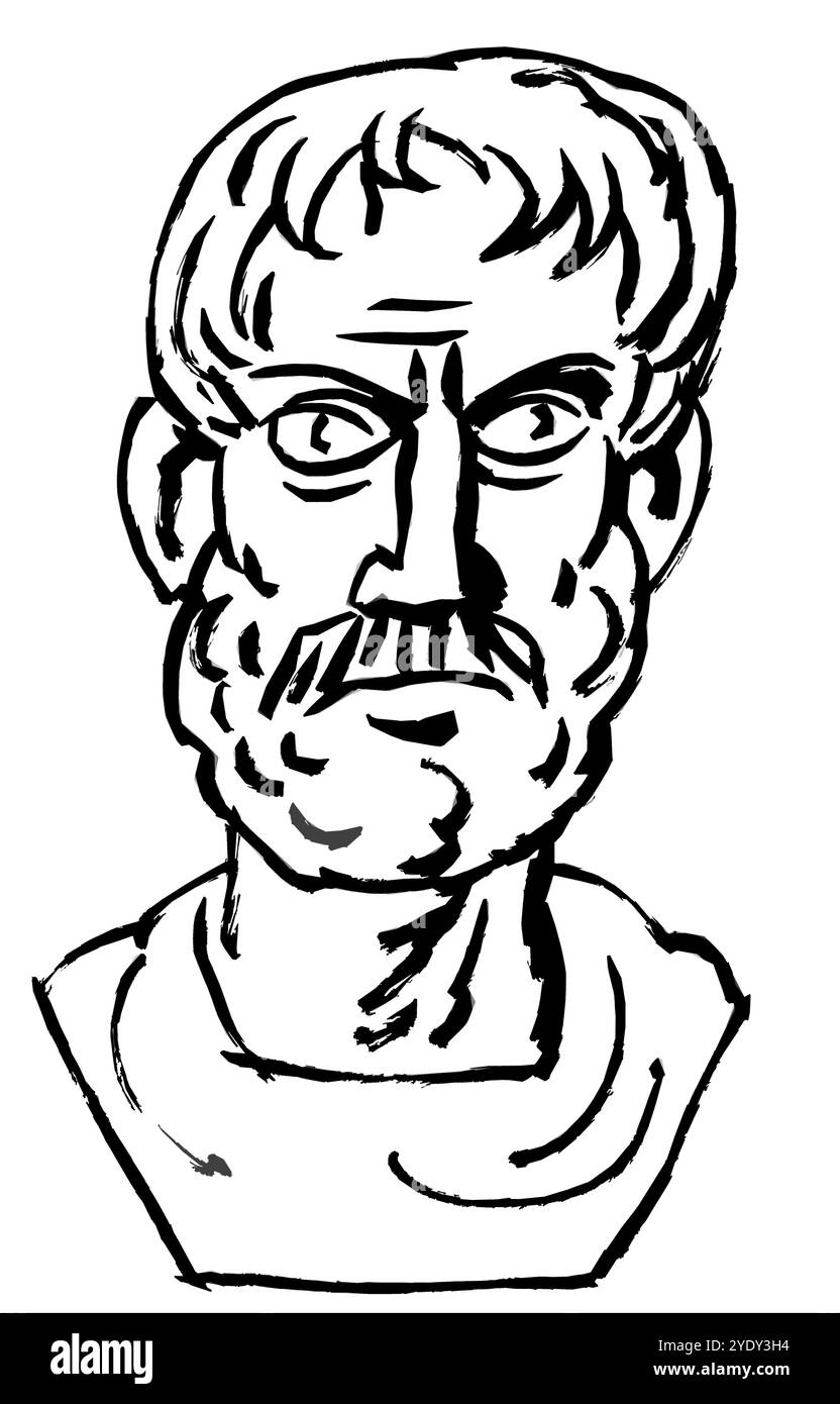 Portrait of aristotle hi-res stock photography and images - Alamy