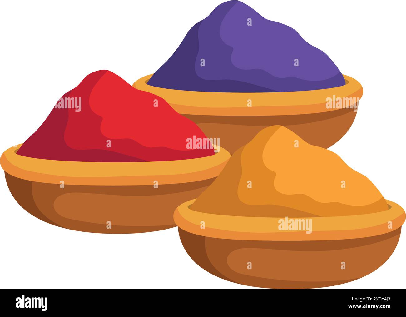 Holi fest color powder Stock Vector Images - Alamy