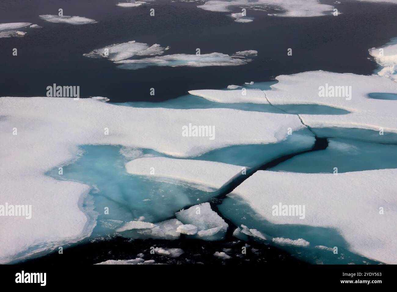 Moving Ice in the Arctic Pack Stock Photo - Alamy