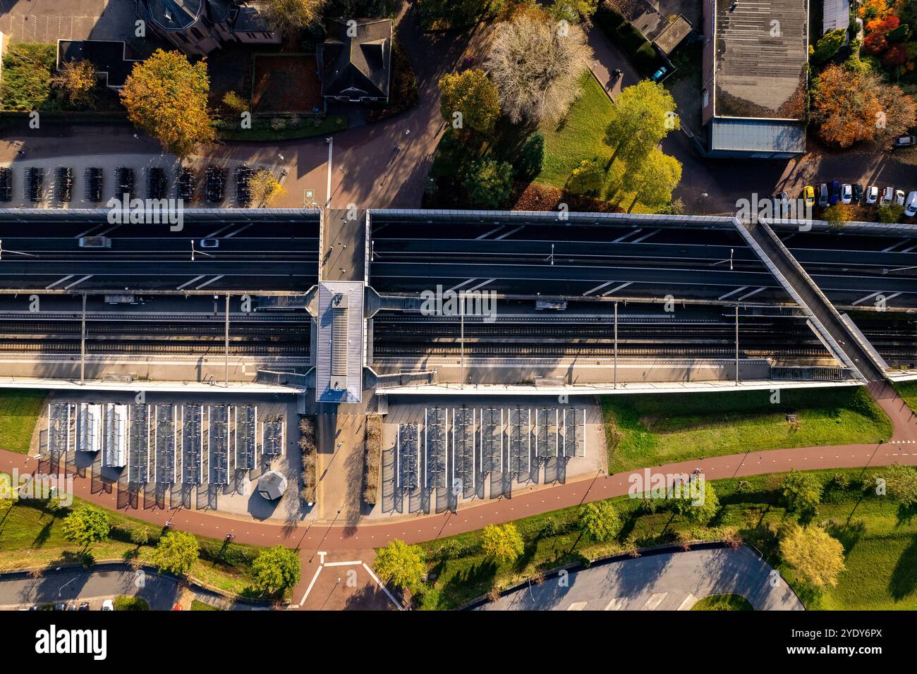 Countryside urban infrastructure hub seen hi-res stock photography and ...