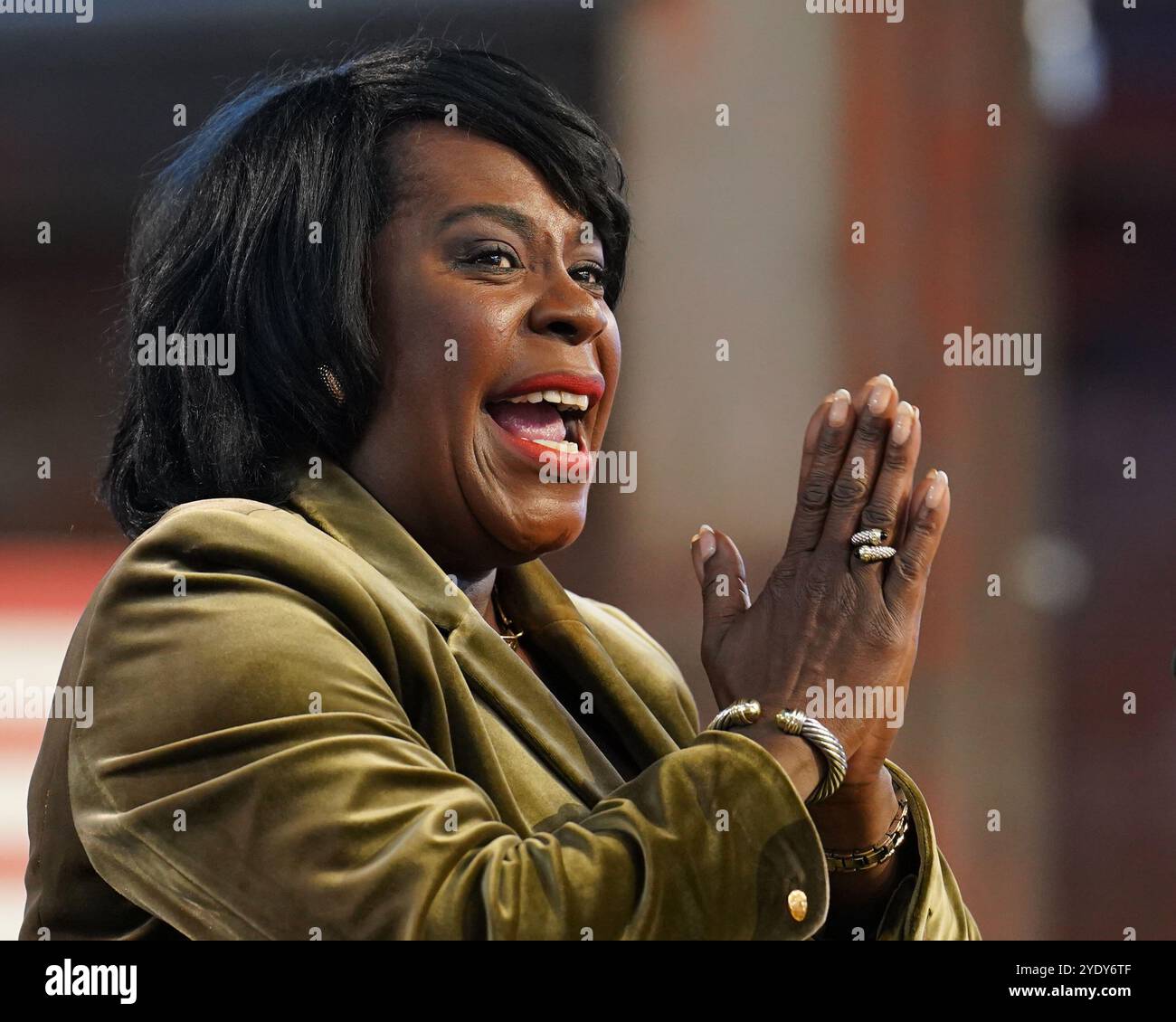 Pa. 27th Oct, 2024. Cherelle Parker in attendance for Kamala Harris ...