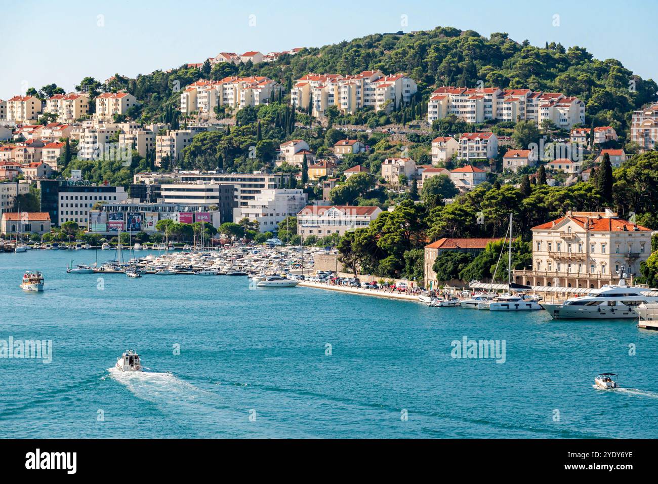 Dubrovnik Croatia,Port Bay Luka Gruz,Adriatic Mediterranean Sea,harbor ...