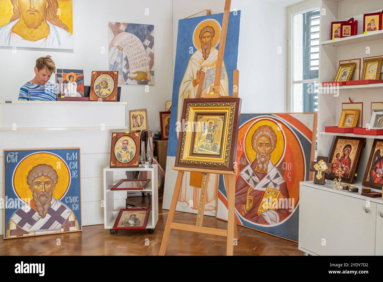 Dubrovnik Croatia,Old Town Stari Grad Ragusa Walled City,Ulica od Puca ...