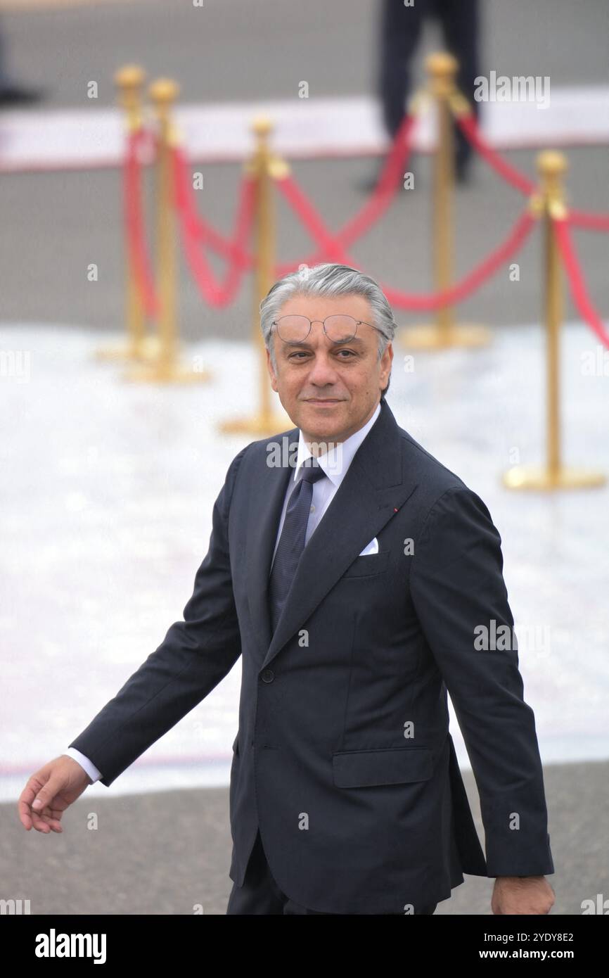 Rabat, Morocco. 28th Oct, 2024. Renault CEO Luca De Meo at official ...