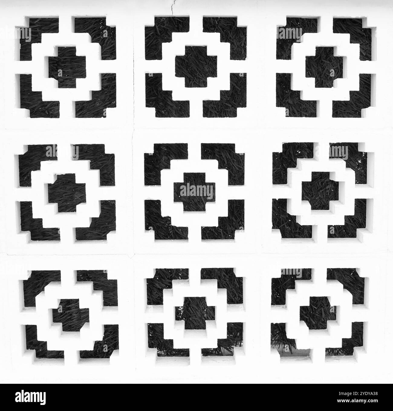 Traditional geometric pattern from an old white wall in Spain. Perfect ...