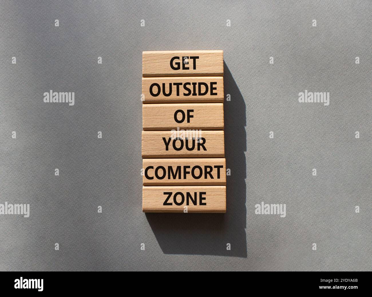 Get outside of your comfort zone symbol. Concept words Get outside of ...