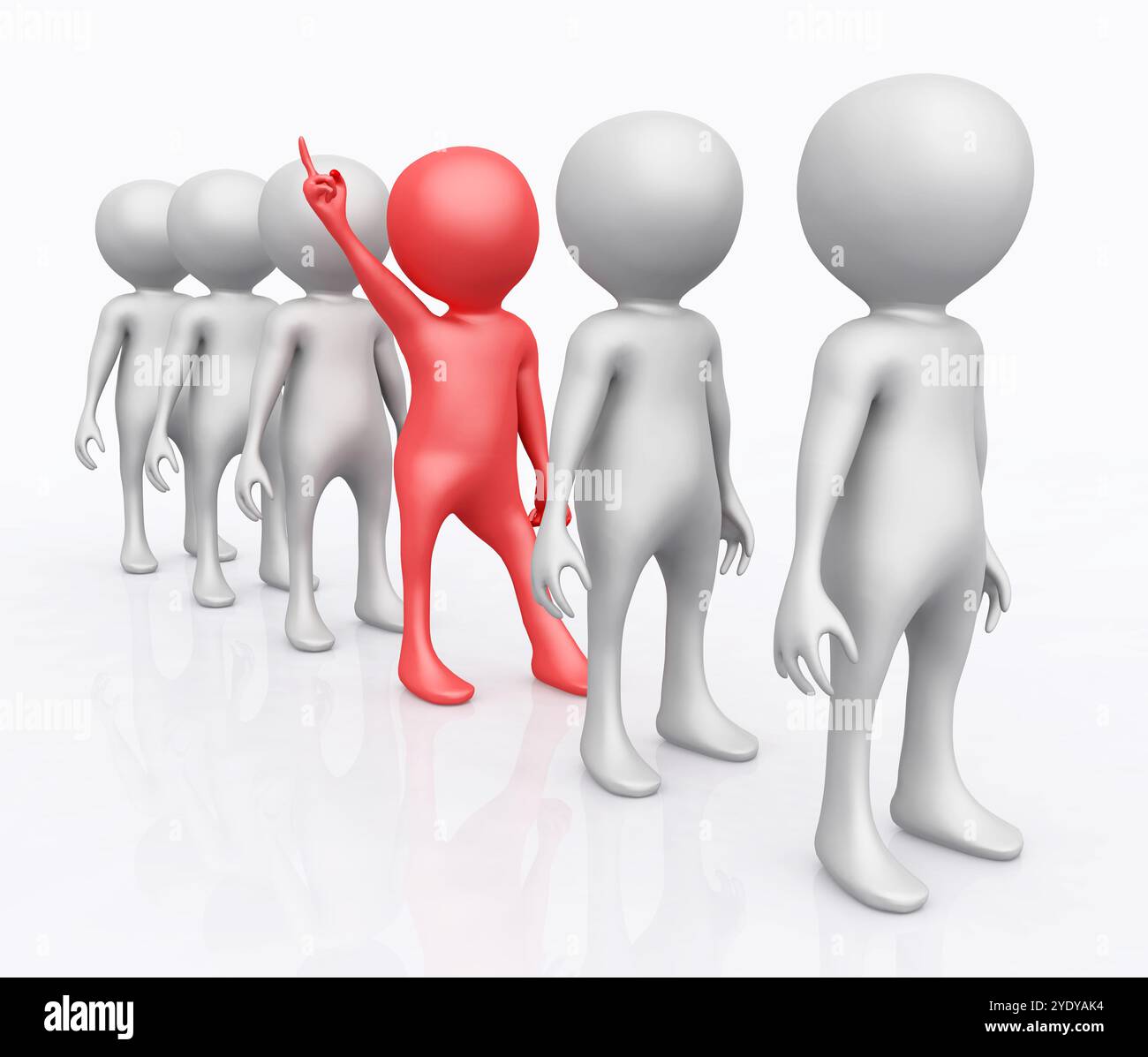 White 3d stick figures hi-res stock photography and images - Alamy
