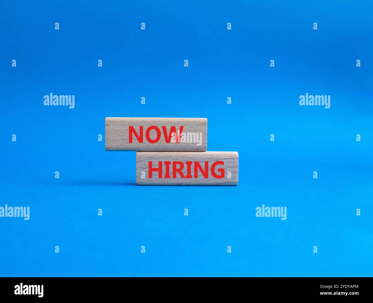 Now Hiring symbol. Concept word Now Hiring on wooden blocks. Beautiful ...