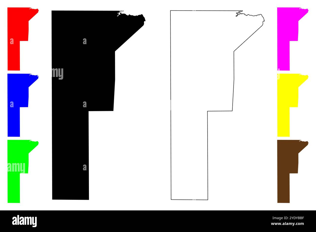 Jim wells outline map hi-res stock photography and images - Alamy