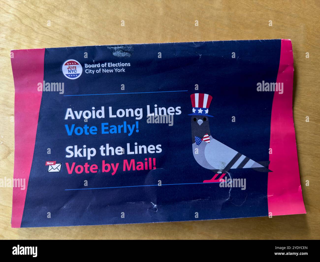 Brochure promoting voting by mail in the United States of America ...