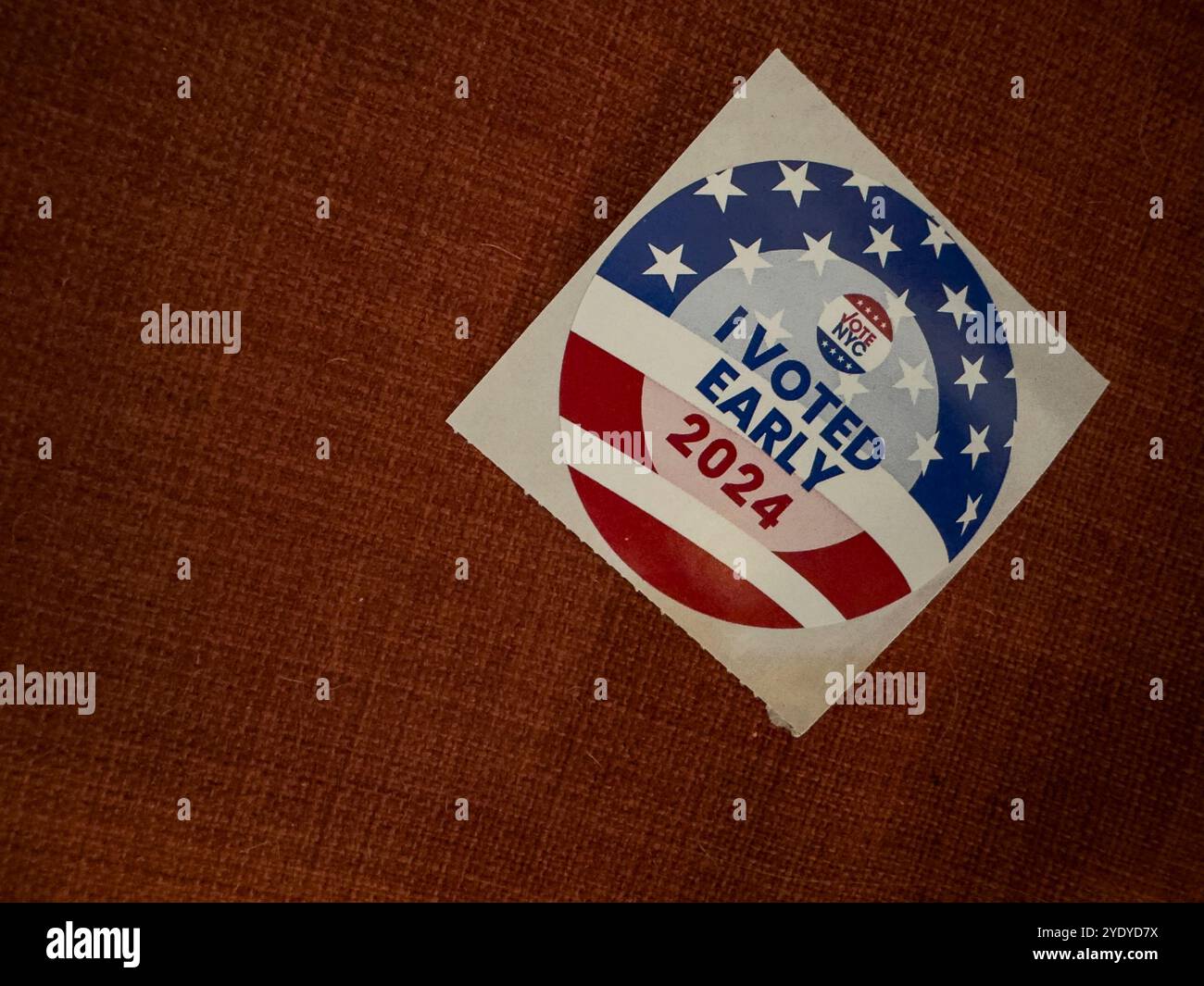 I Voted Early sticker for the United States of America presidential ...