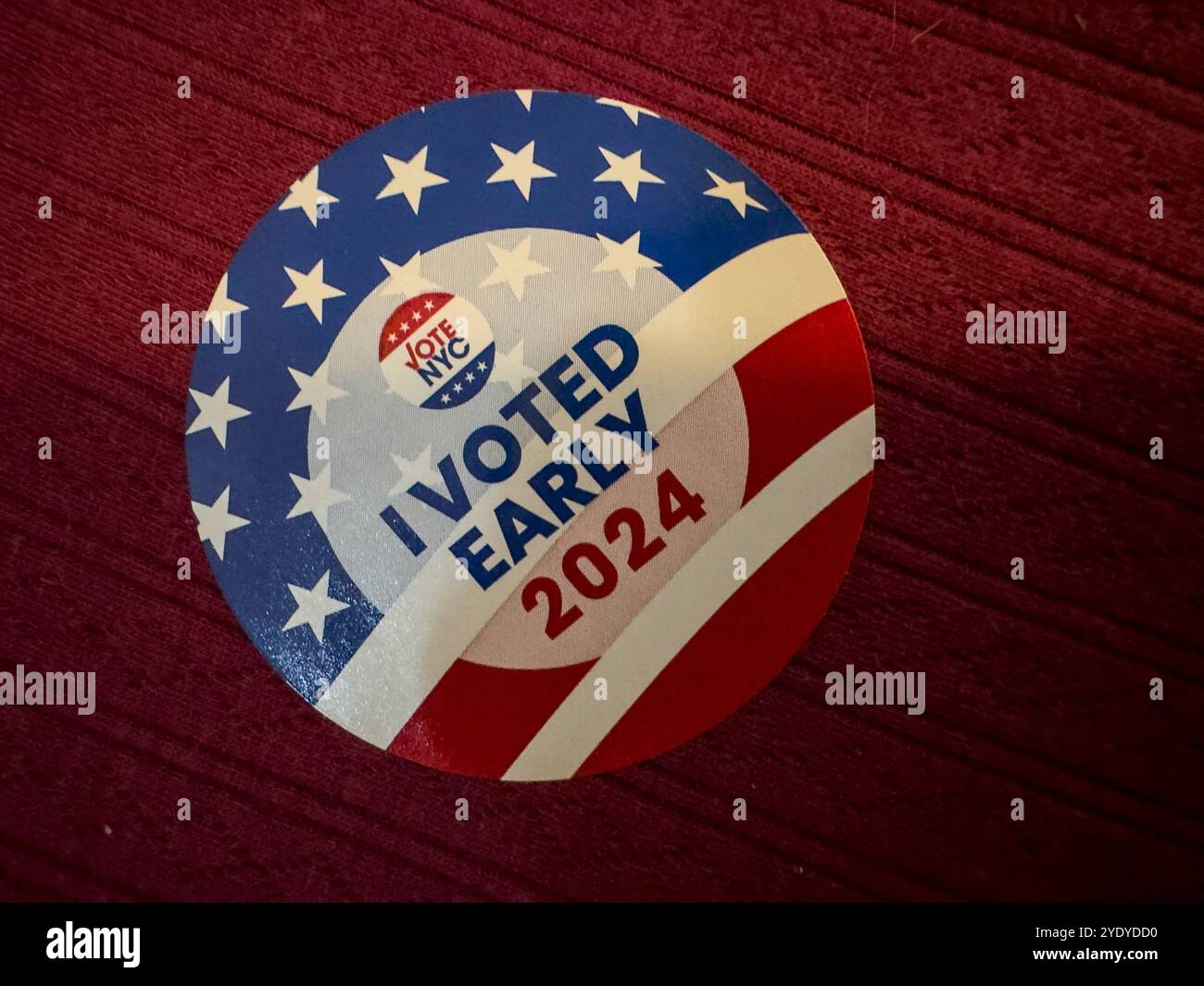 I Voted Early sticker for the United States of America presidential ...