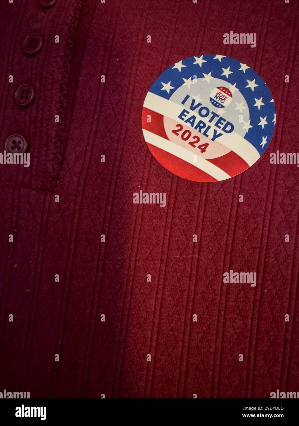 I Voted Early sticker for the United States of America presidential ...