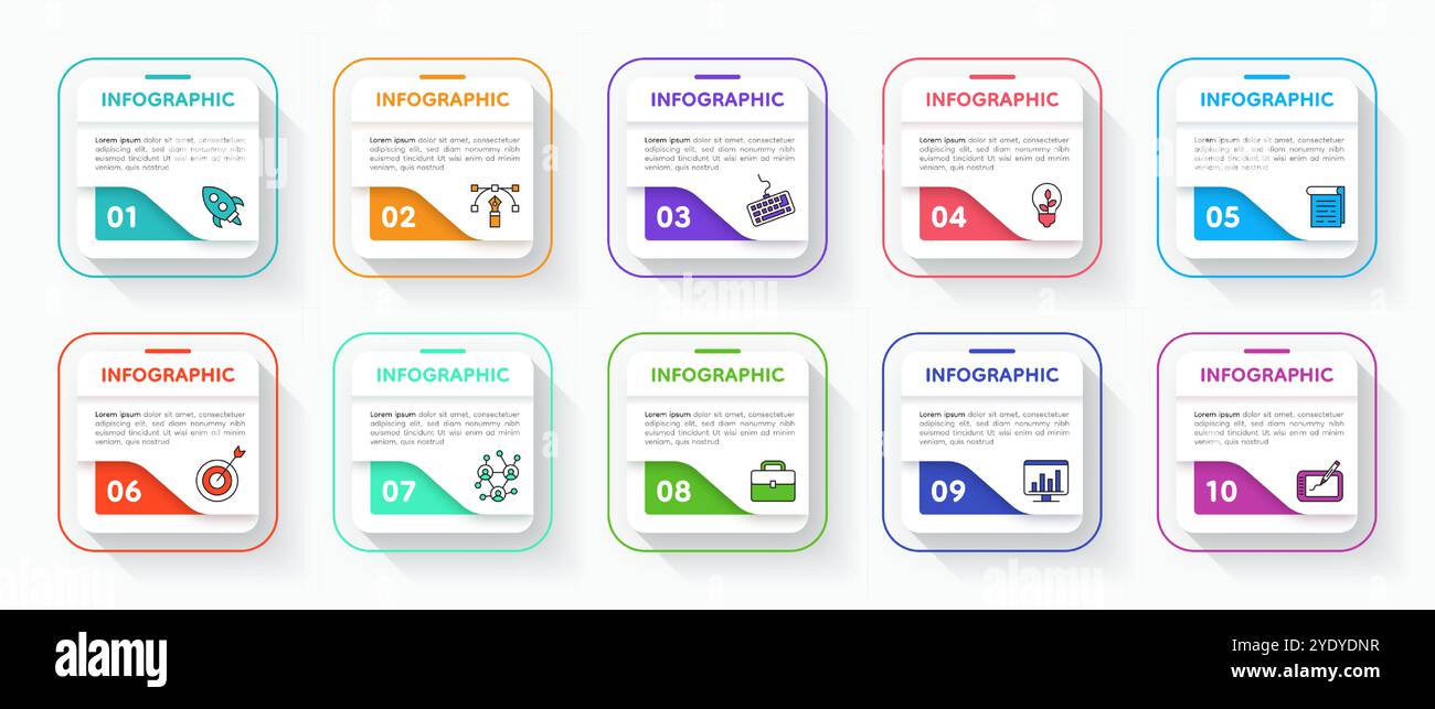Infograph elements. Step chart. Info banner layout with graphic ...