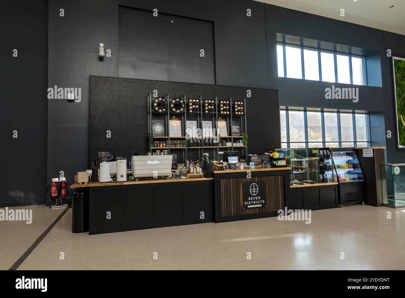Seven Districts coffe shop counter in Waterside shopping centre ...