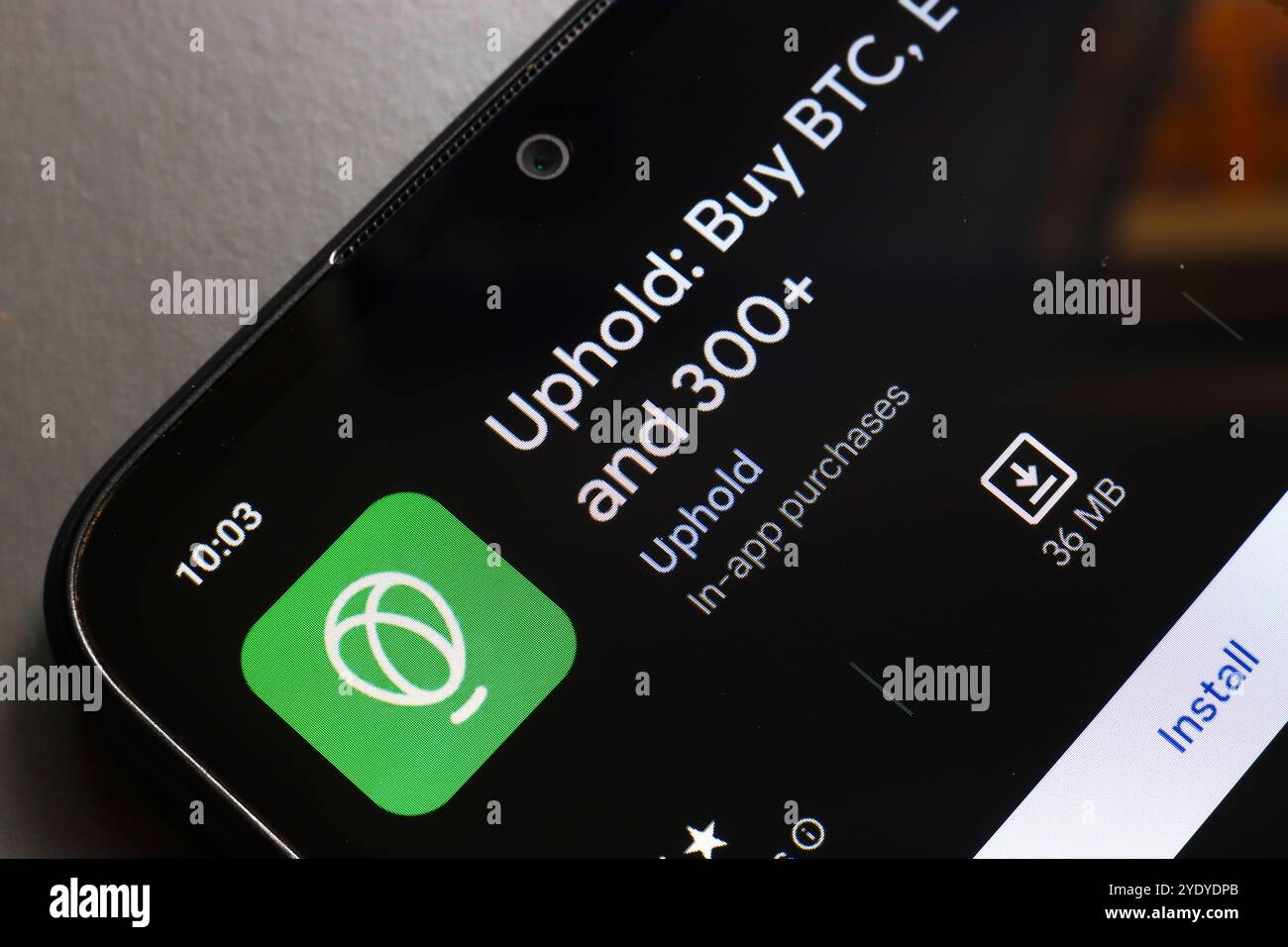 October 29, 2024, Portugal. In this photo illustration, the Uphold app ...