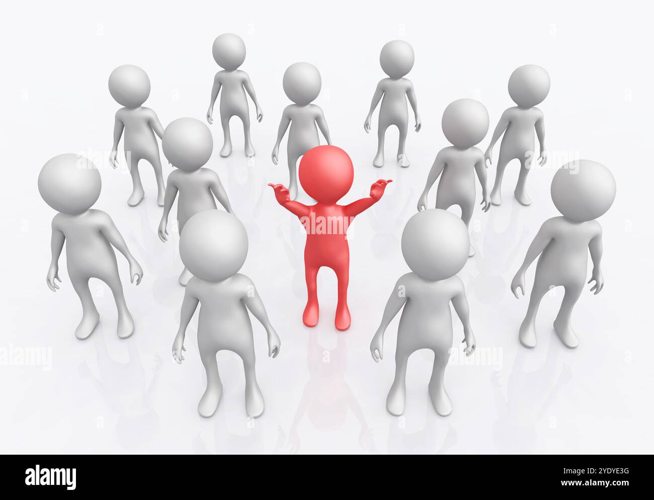 White 3d stick figures hi-res stock photography and images - Alamy