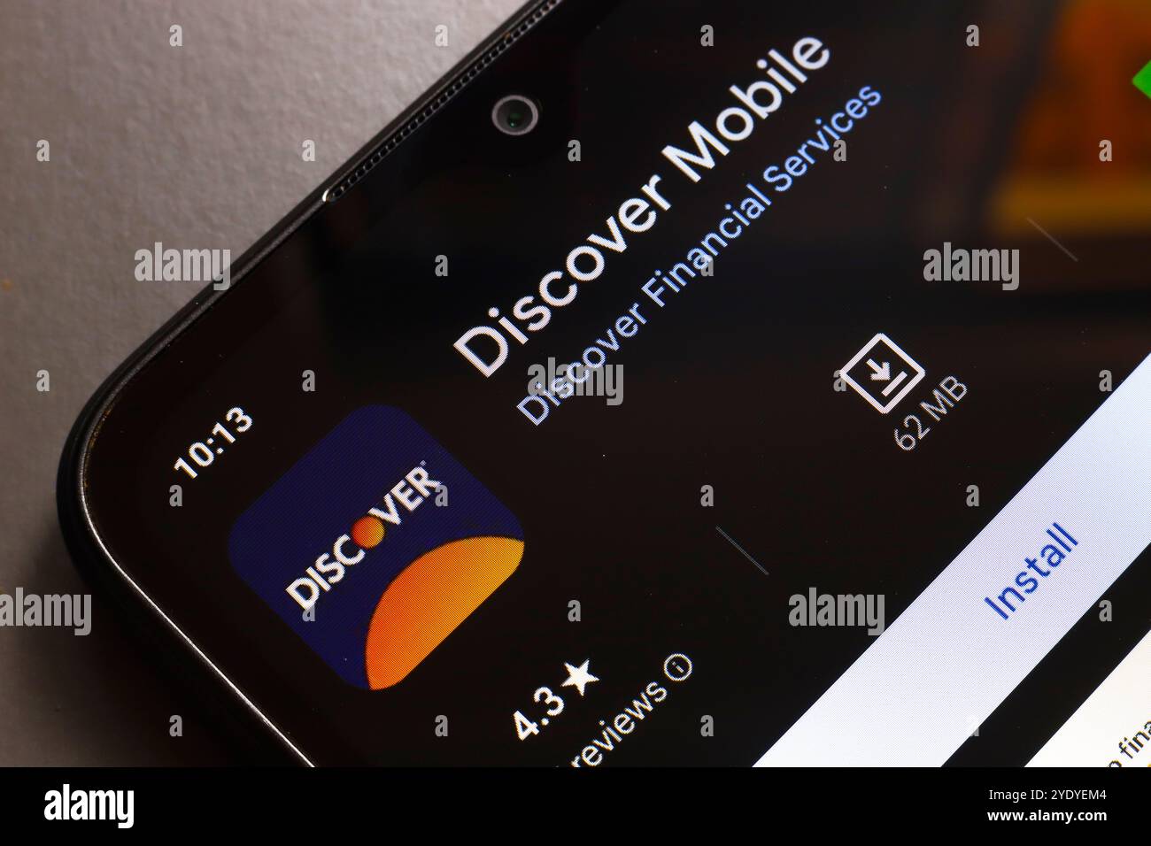 Discover bank app hi-res stock photography and images - Alamy