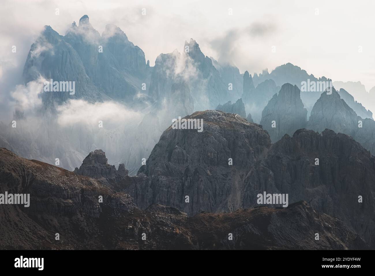 Rugged ridgeline in dolomites hi-res stock photography and images - Alamy