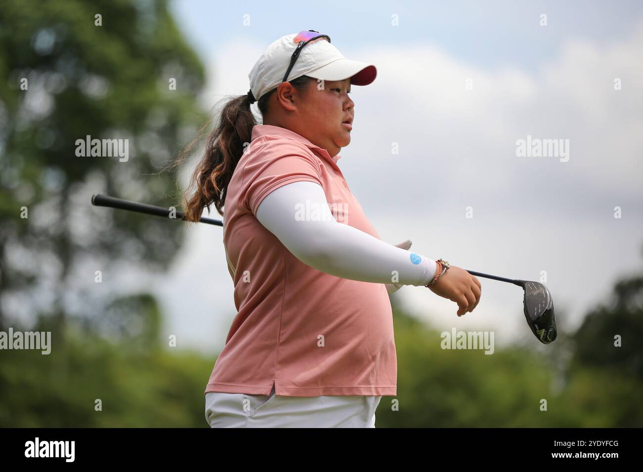 Mirabel Ting of Malaysia seen at the 13th tee during the final round of ...
