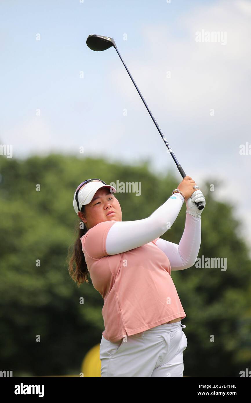Kuala Lumpur, Malaysia. 27th Oct, 2024. Mirabel Ting of Malaysia plays ...