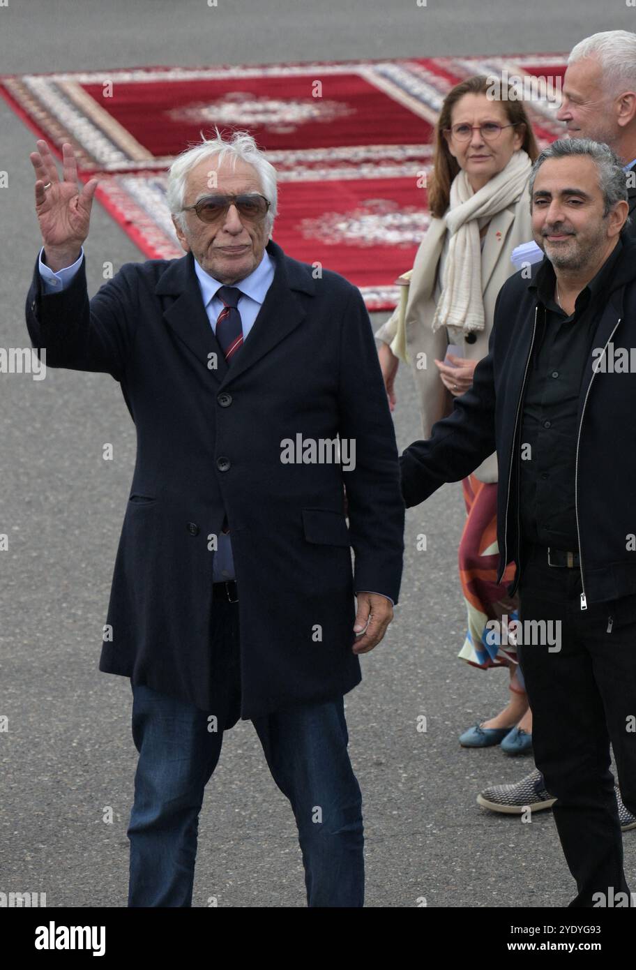 Rabat, Morocco. 28th Oct, 2024. Gerard Darmon and Eric Toledano during ...