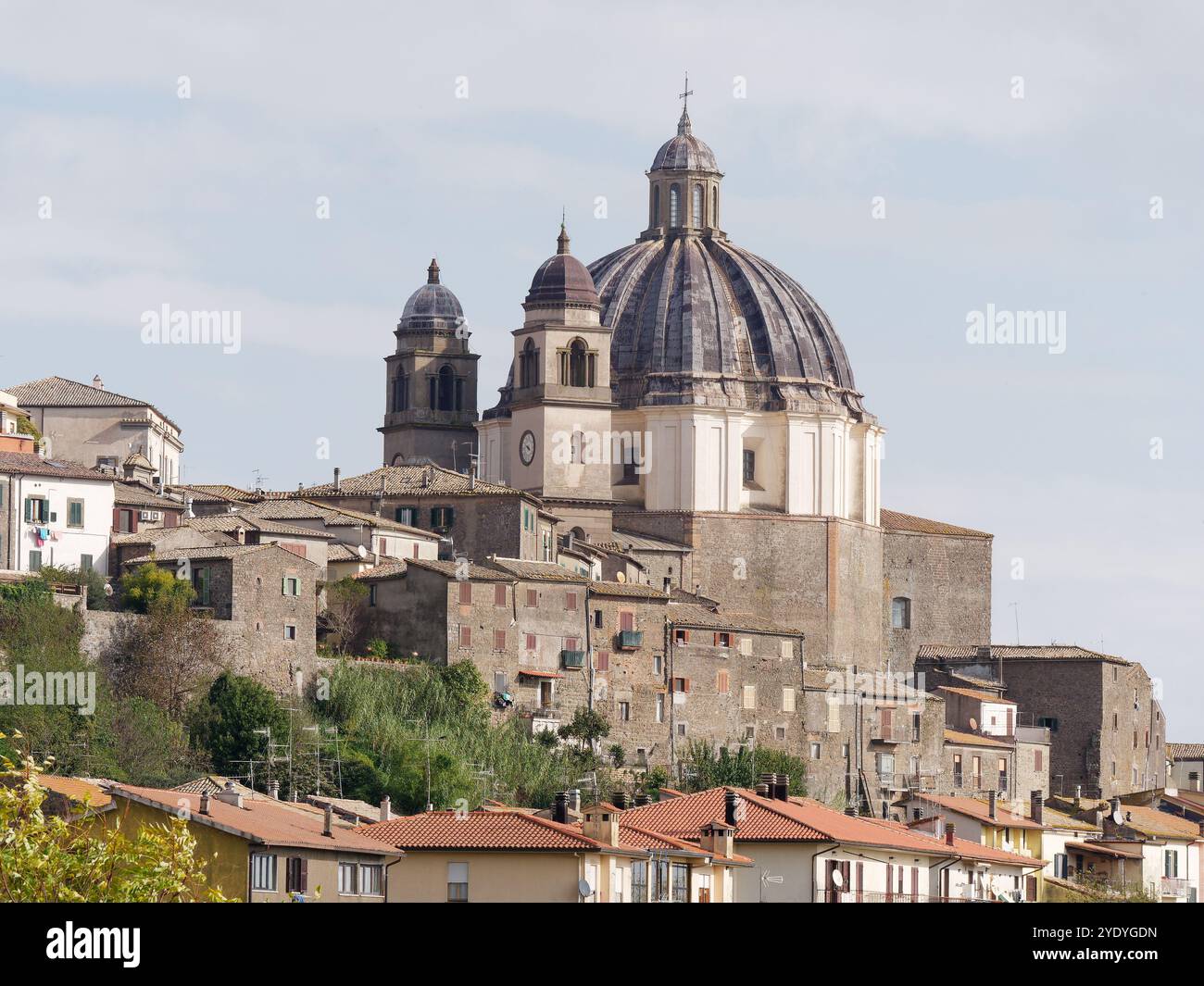 Dome of Montefiascone Cathedral aka Basilica di Santa Margherita ...