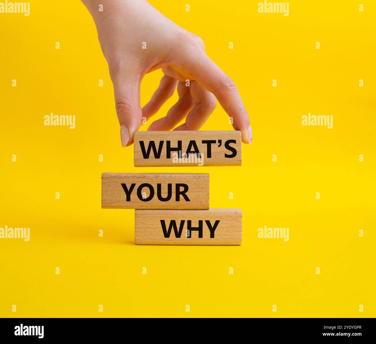 What is Your Why symbol. Concept words What is Your Why on wooden ...