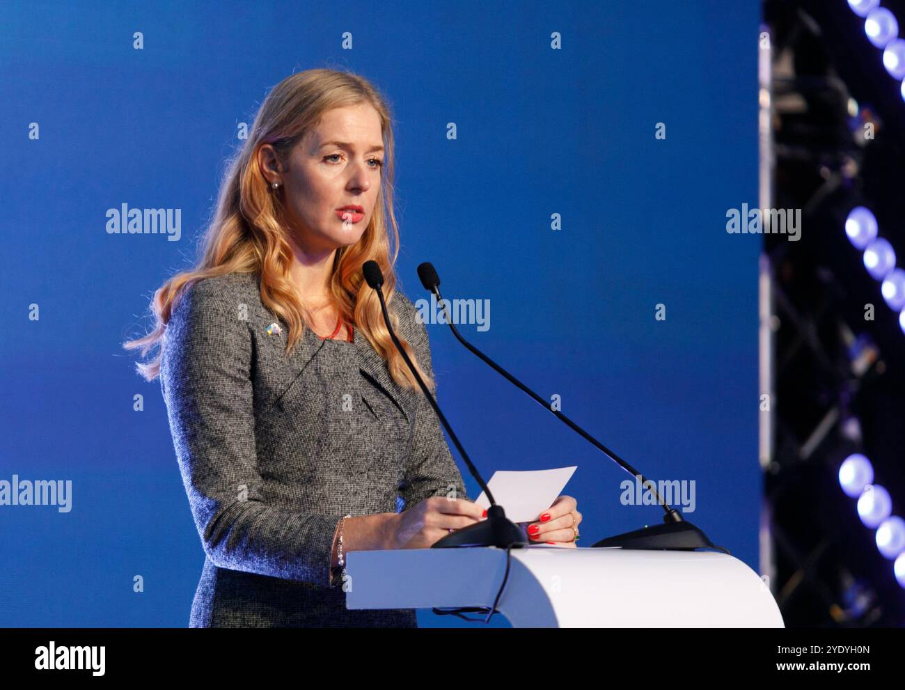 KYIV, UKRAINE - OCTOBER 28, 2024 - Charge d’affaires at the UK Embassy ...