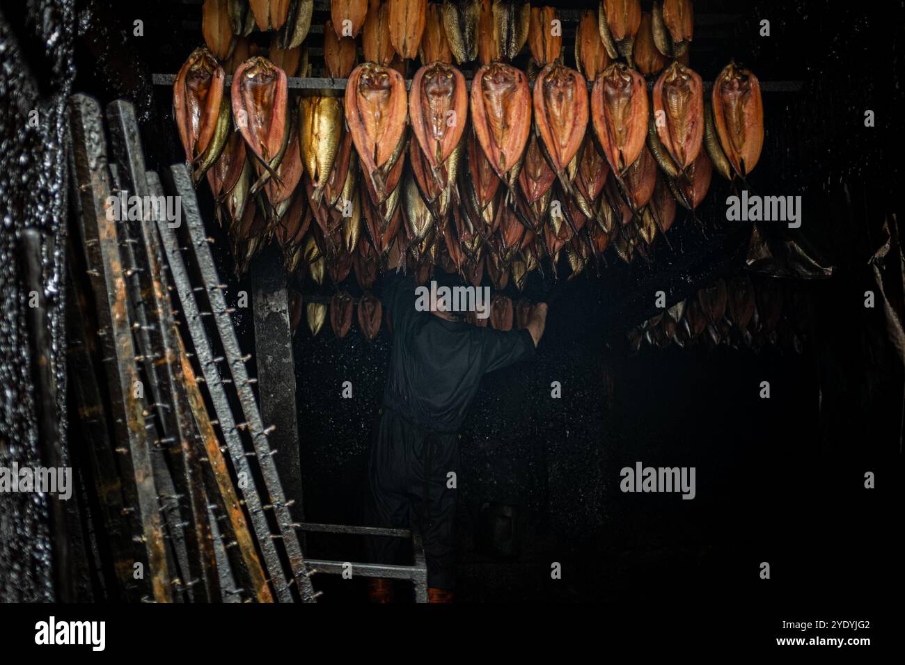 Whitby kippers smokehouse hi-res stock photography and images - Alamy