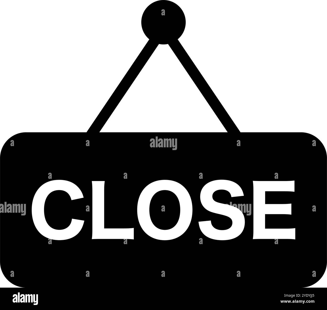 Supermarket closed sign Stock Vector Images - Alamy