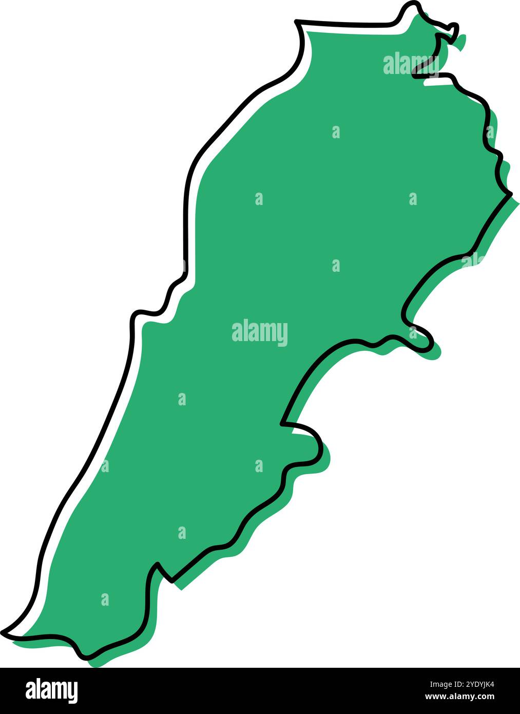 Lebanon political map capital beirut hi-res stock photography and ...