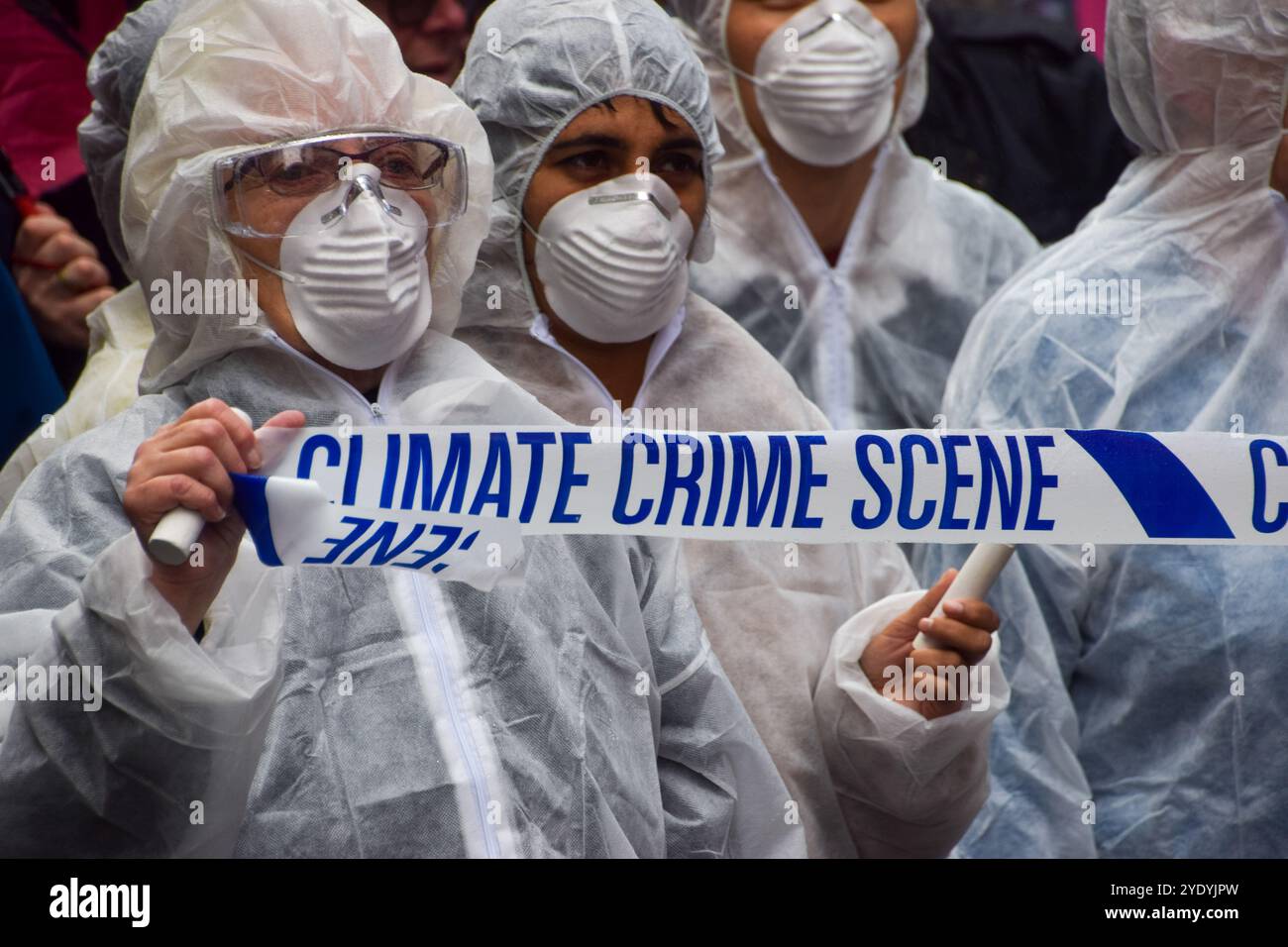 London, England, UK. 28th Oct, 2024. Extinction Rebellion activists ...