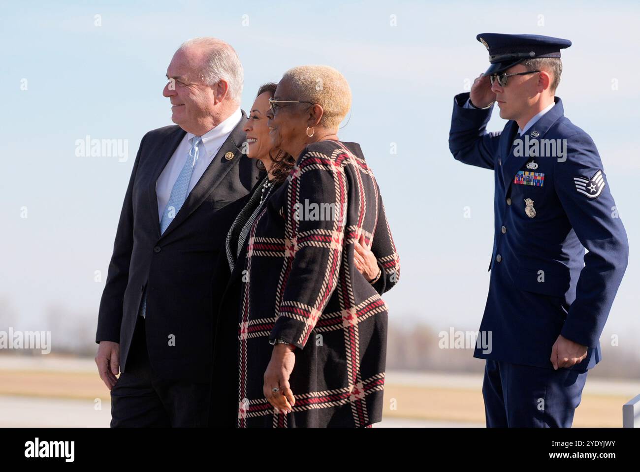 Rep. Dan Kildee, D-Mich., left, and Saginaw, Mich. Mayor Brenda Moore ...