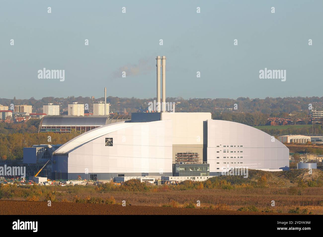 Power station under construction in leeds hi-res stock photography and ...
