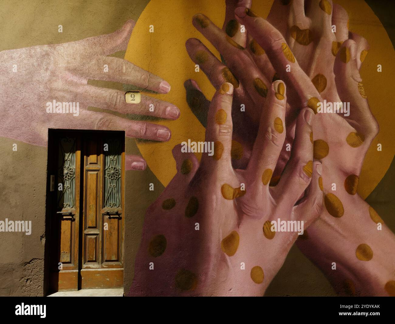 Artwork in the town of Latera. Oct 27, 2024 Stock Photo - Alamy