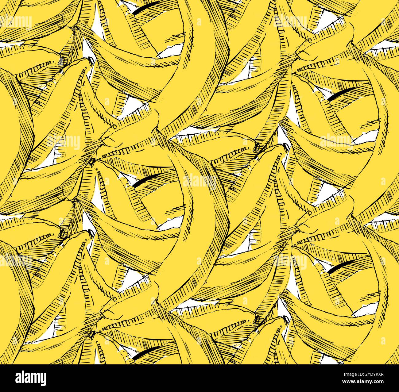 seamless pattern with bananas in graphic. Vector illustration for ...