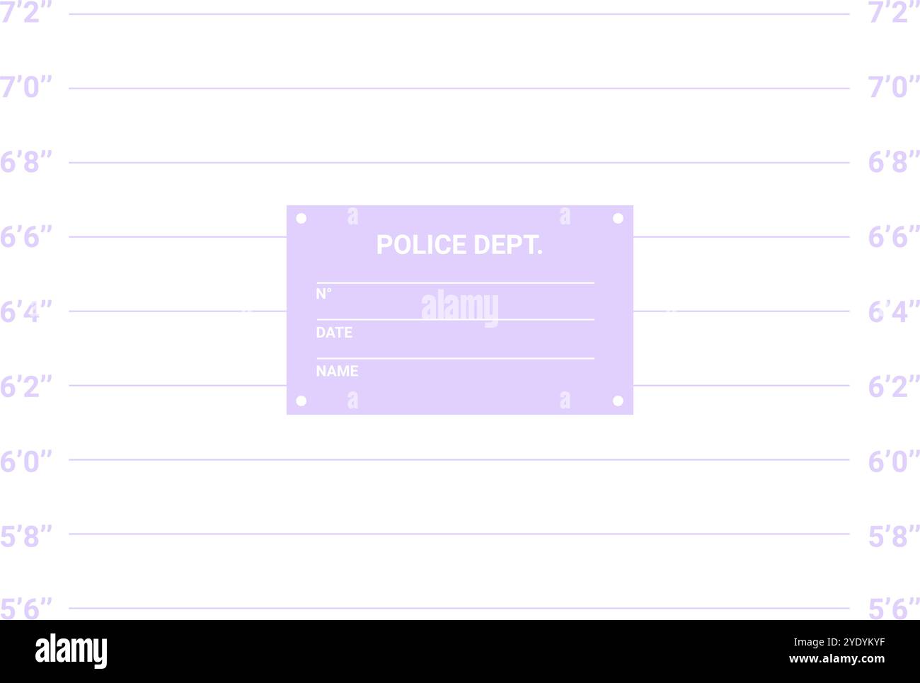 Mugshot height chart hi-res stock photography and images - Alamy