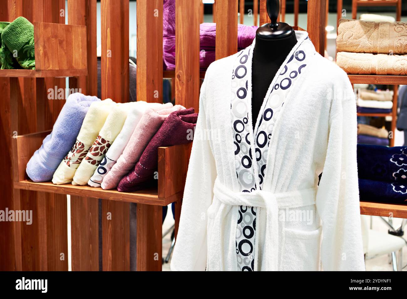 Blue bathrobes hi-res stock photography and images - Alamy