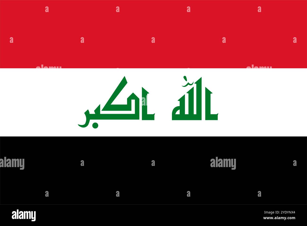 Simple Iraqi flag icon. Editable vector Stock Vector Image & Art - Alamy